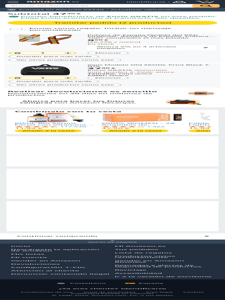 Cesta de Compra Amazon.es | PDF | Yo telefono | Informática