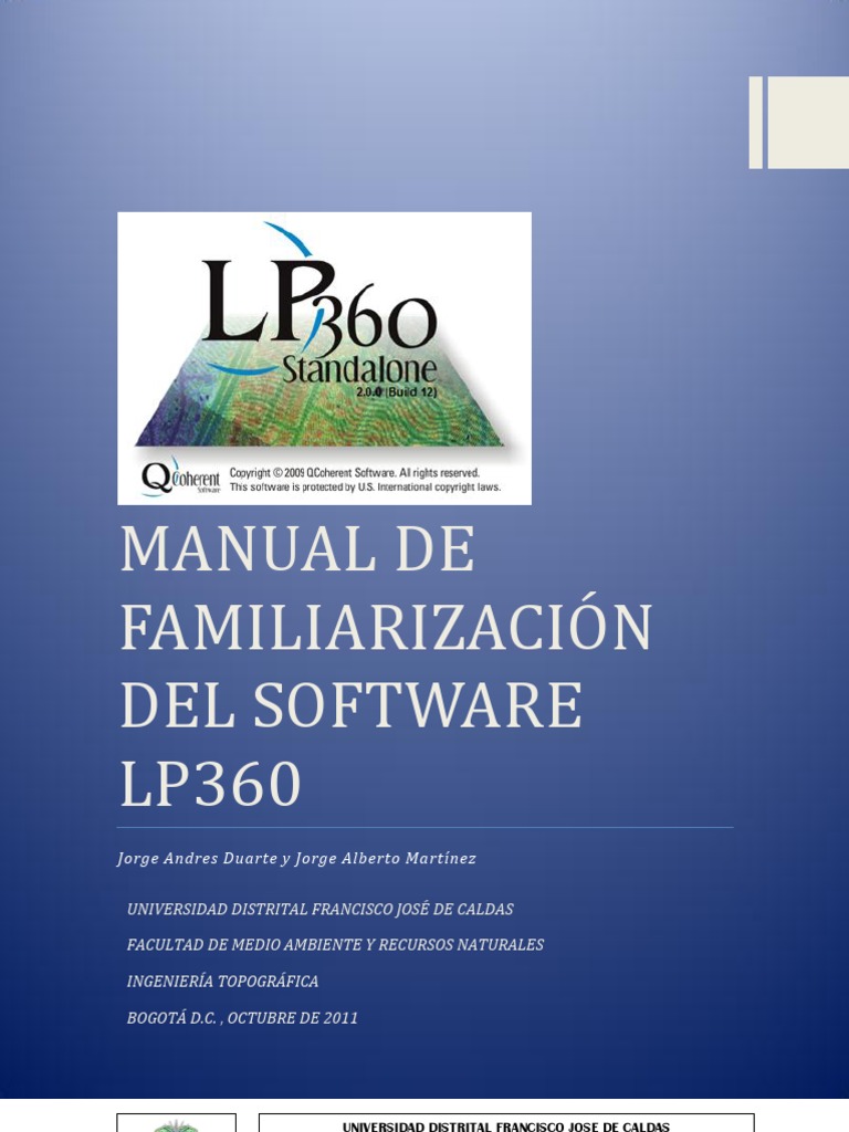 Manual Lidar | PDF | Ventana (informática) | Lidar