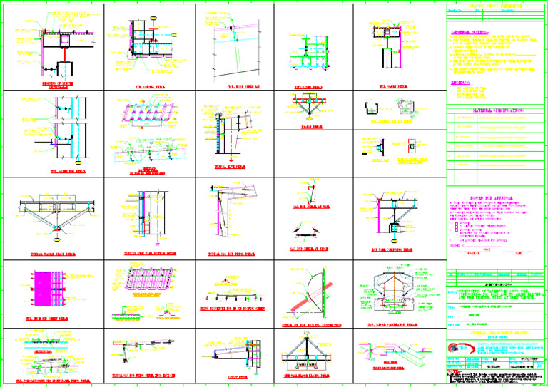 General Arrangement Drawing Typical Details | PDF