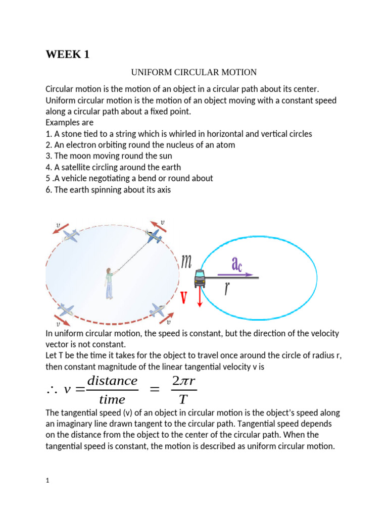 Phy Ss1 2nd Term Notes Weeks 1 - 3 | PDF | Acceleration | Force
