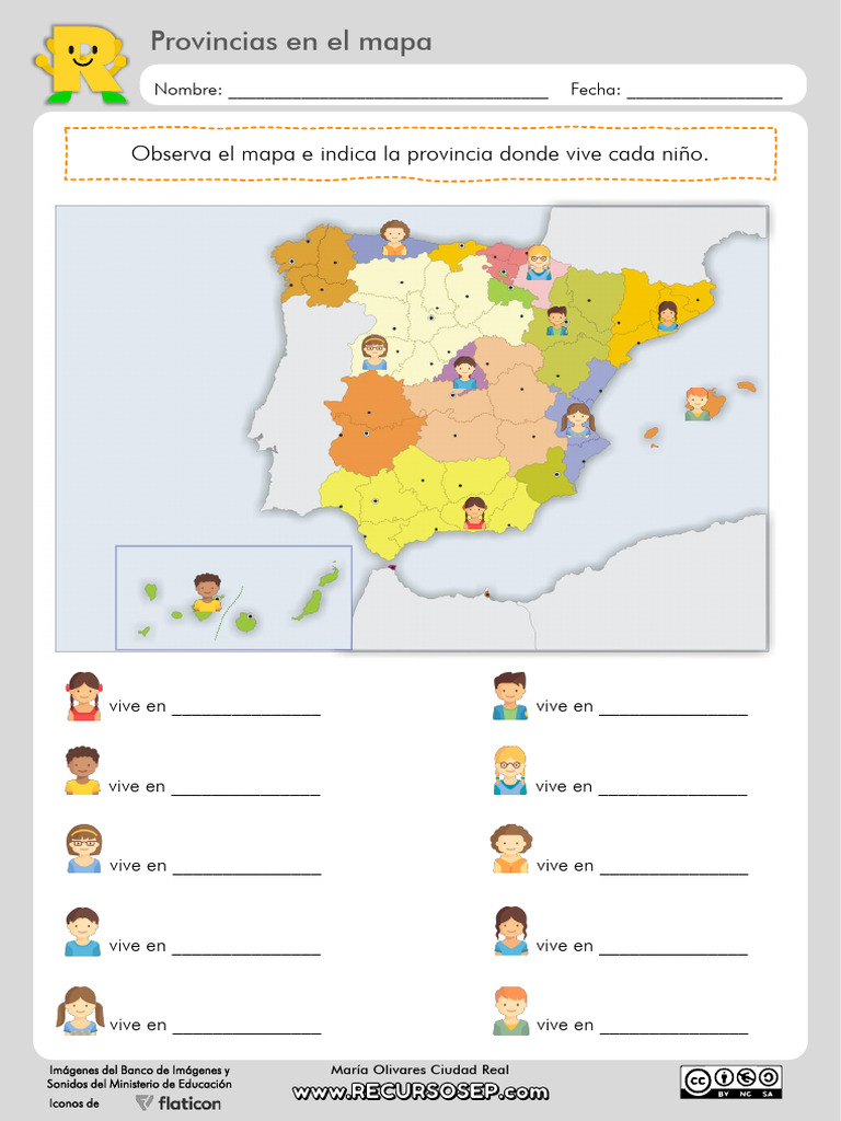 Situar Provincias en El Mapa 1 | PDF