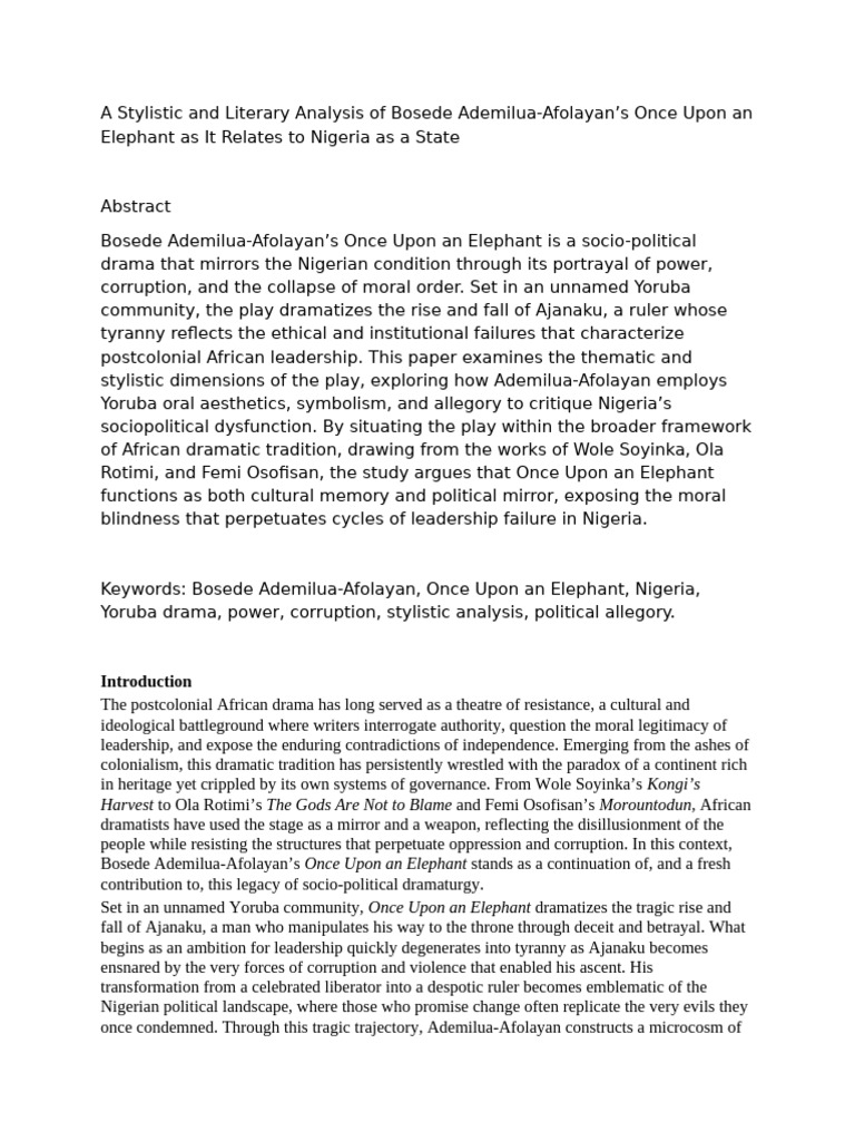 Stylistic Analysis | PDF | Conscience