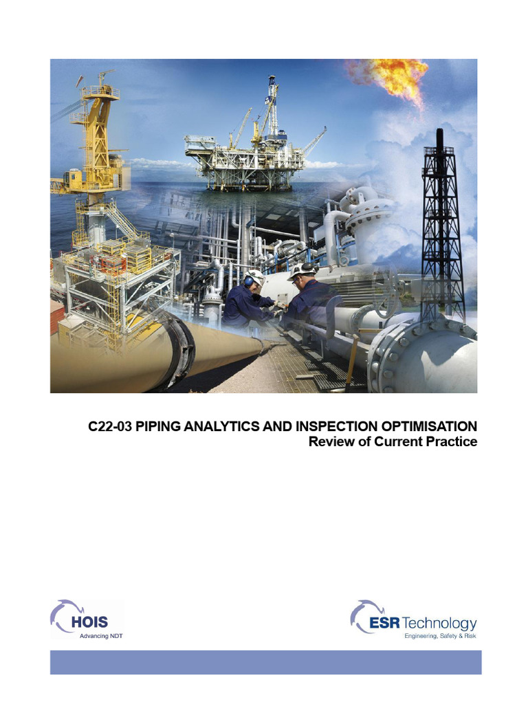 C22-03 Pipework Inspection and Analytics Strategy Review Issue Draft ...