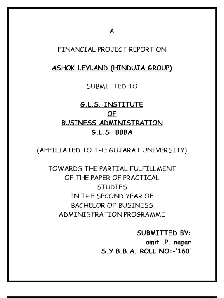 Ashok Ley Land | PDF