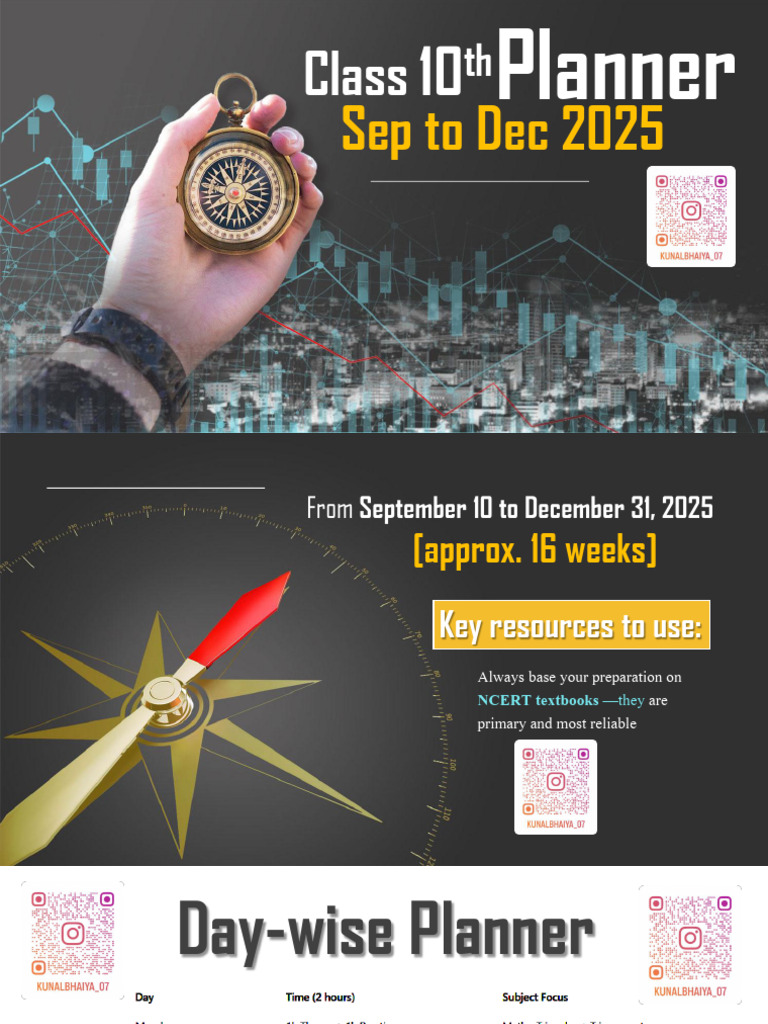 Planner From Sep To 31 DEC 2025 | PDF | Mathematics