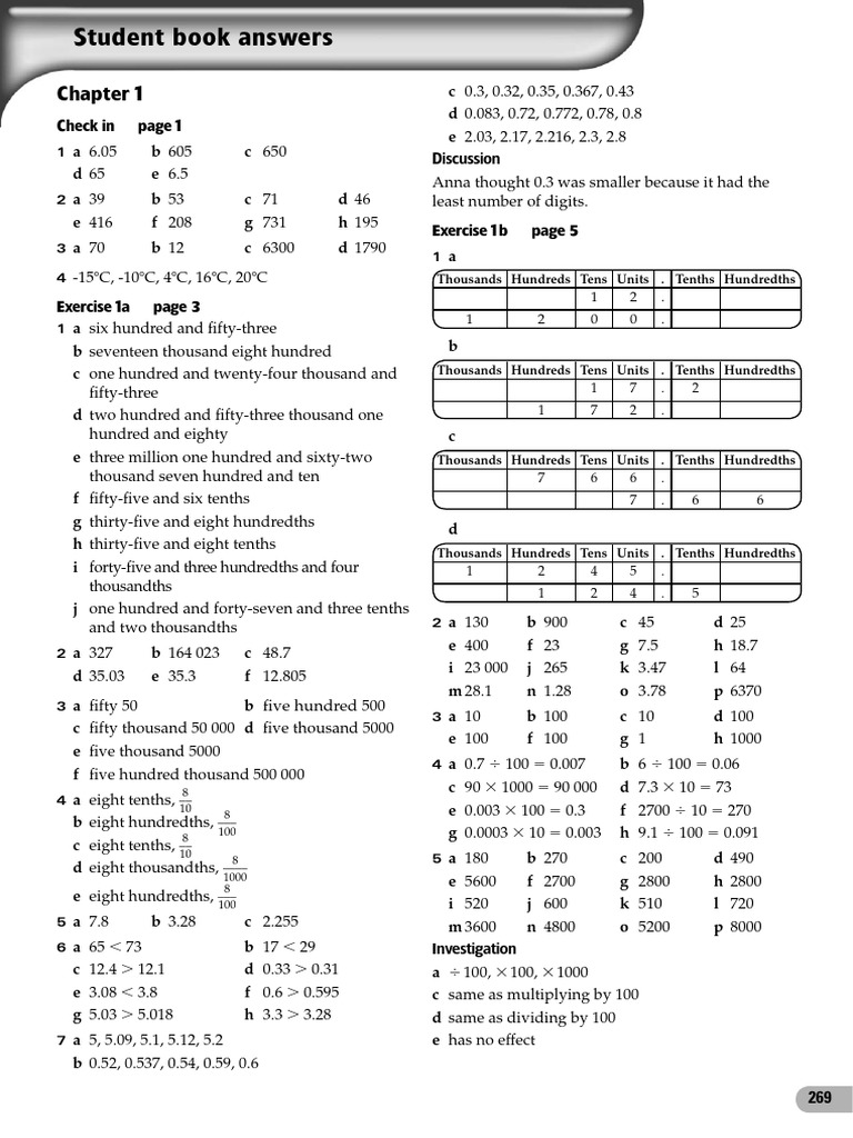 MathsLinks 7B - Answers | PDF | Area | Length