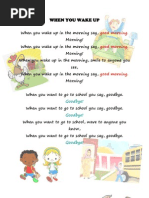 Good Morning Song Lyrics for Kids | PDF