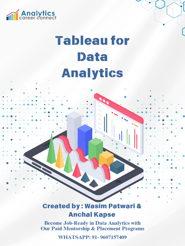 Tableau for Data Analytics | PDF | Databases | Data