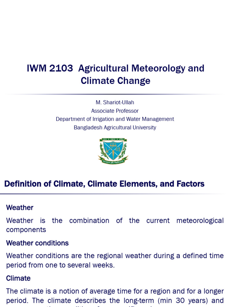 Weather and Climate | PDF | Temperate Climate | Climate