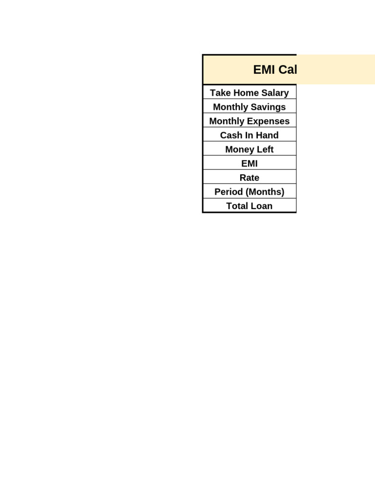 EMI Calculator | PDF