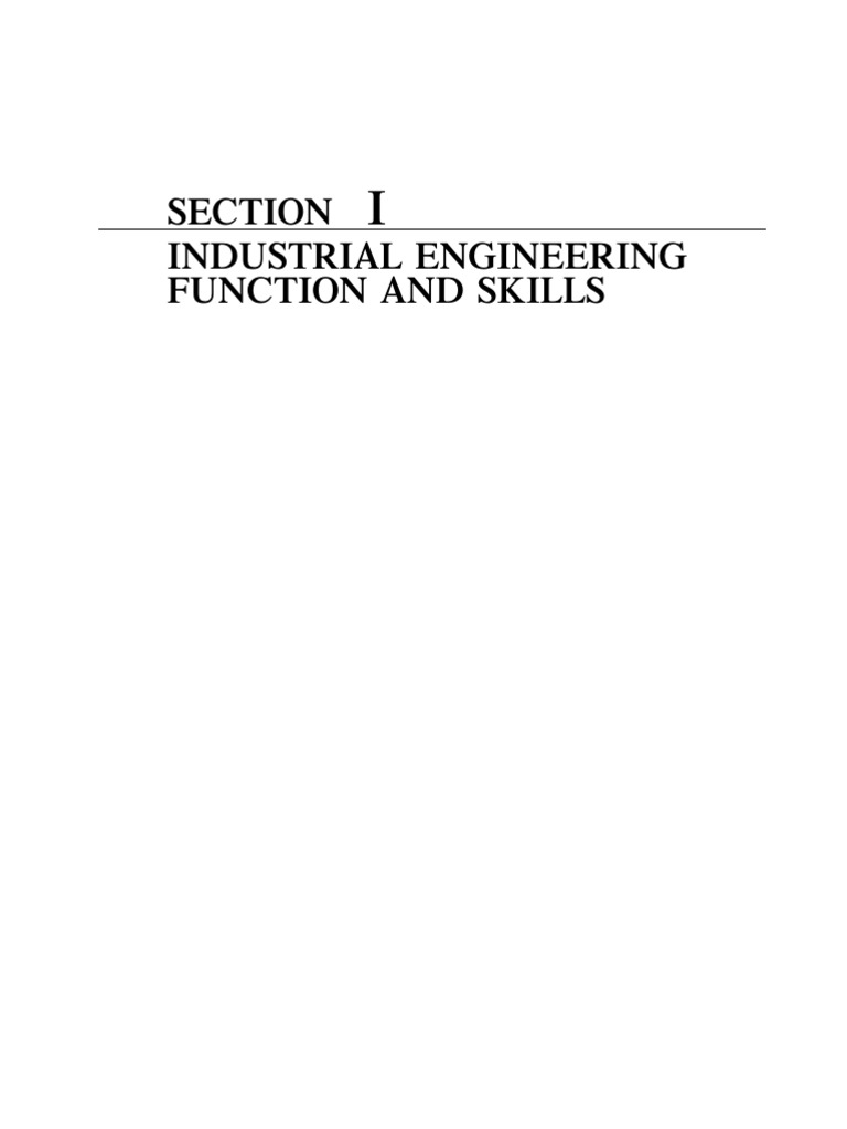 Handbook of Industrial Engineering | PDF | Strategic Management ...