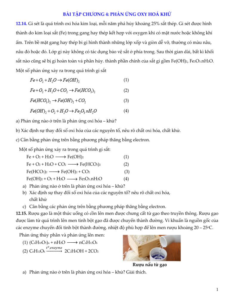 BÀI TẬP CHƯƠNG 4 (1) | PDF