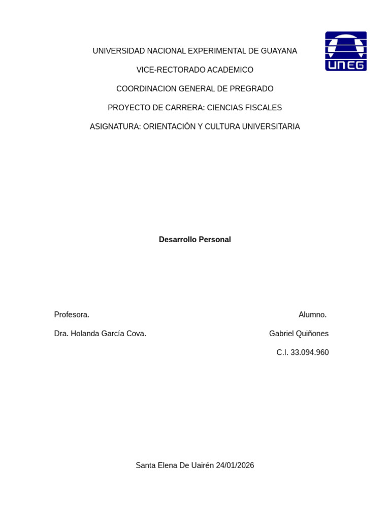 Gabriel Quiñones | PDF | Desarrollo personal | Liderazgo