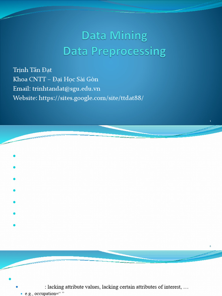 02 - Data Preprocessing | PDF | Level Of Measurement | Receiver ...
