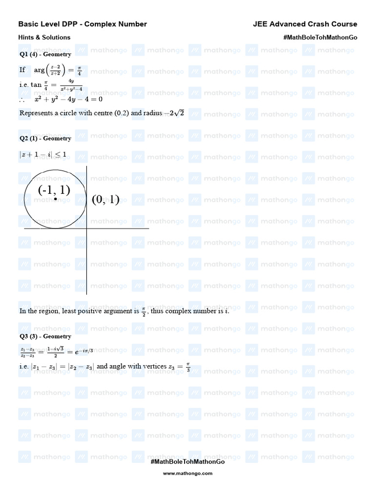 Complex Basic Sol Genetry | PDF | Triangle Geometry | Euclidean Plane ...