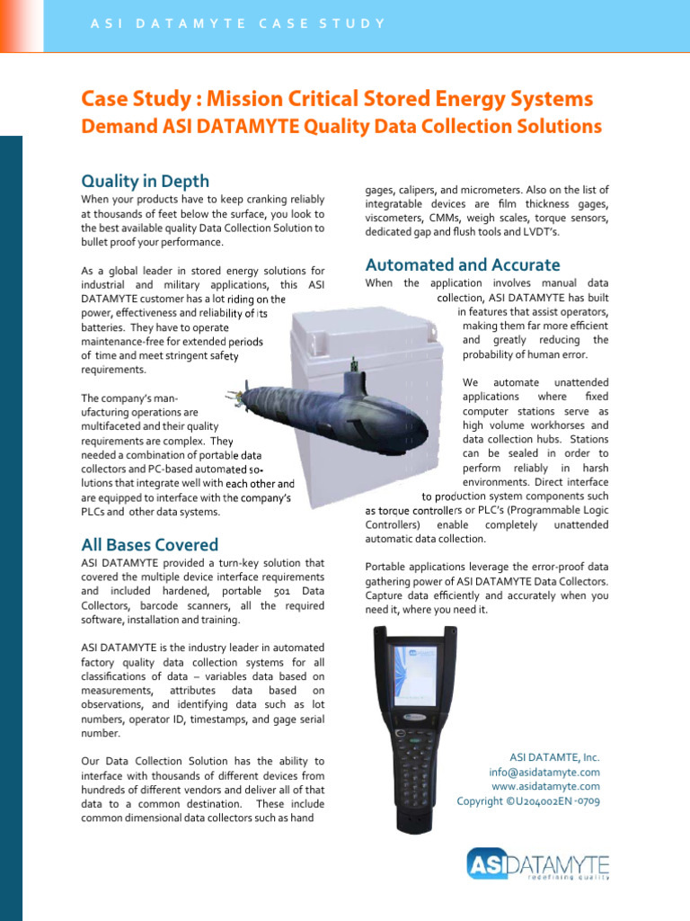 Case Study-Mission Critical Stored Energy Systems | PDF