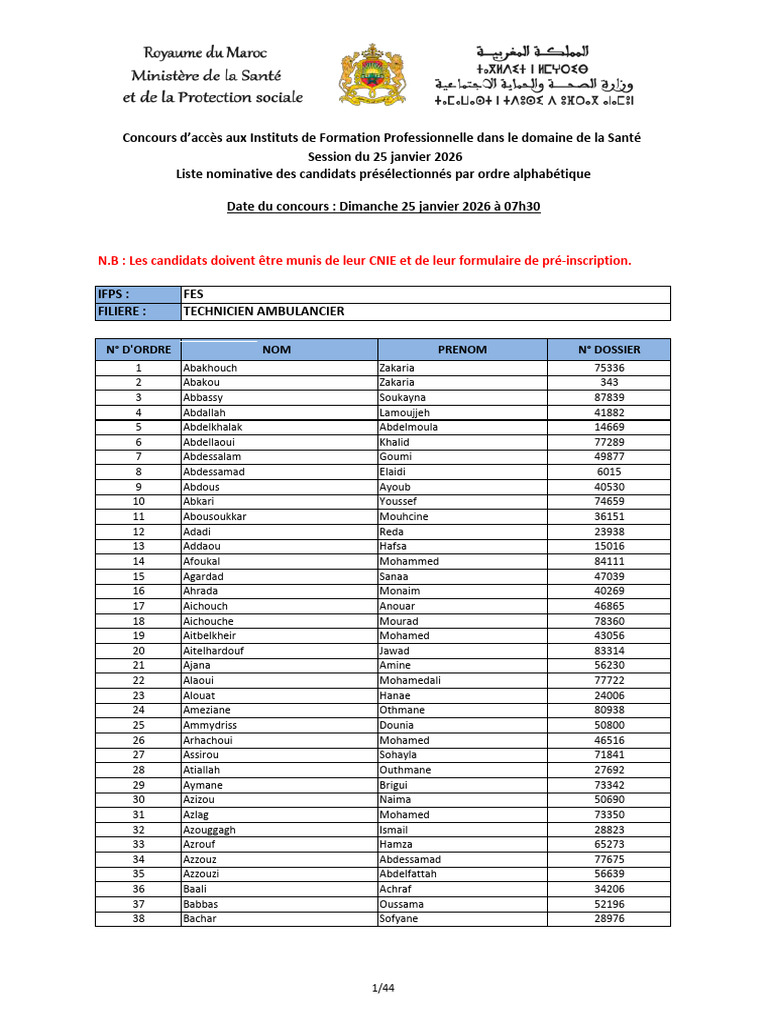 Fes Ifps 2026 | PDF