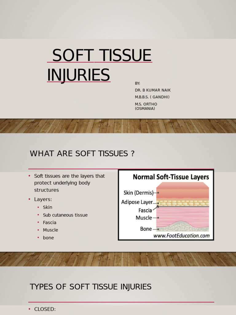 Soft Tissue Injuries | PDF | Medical Specialties | Clinical Medicine