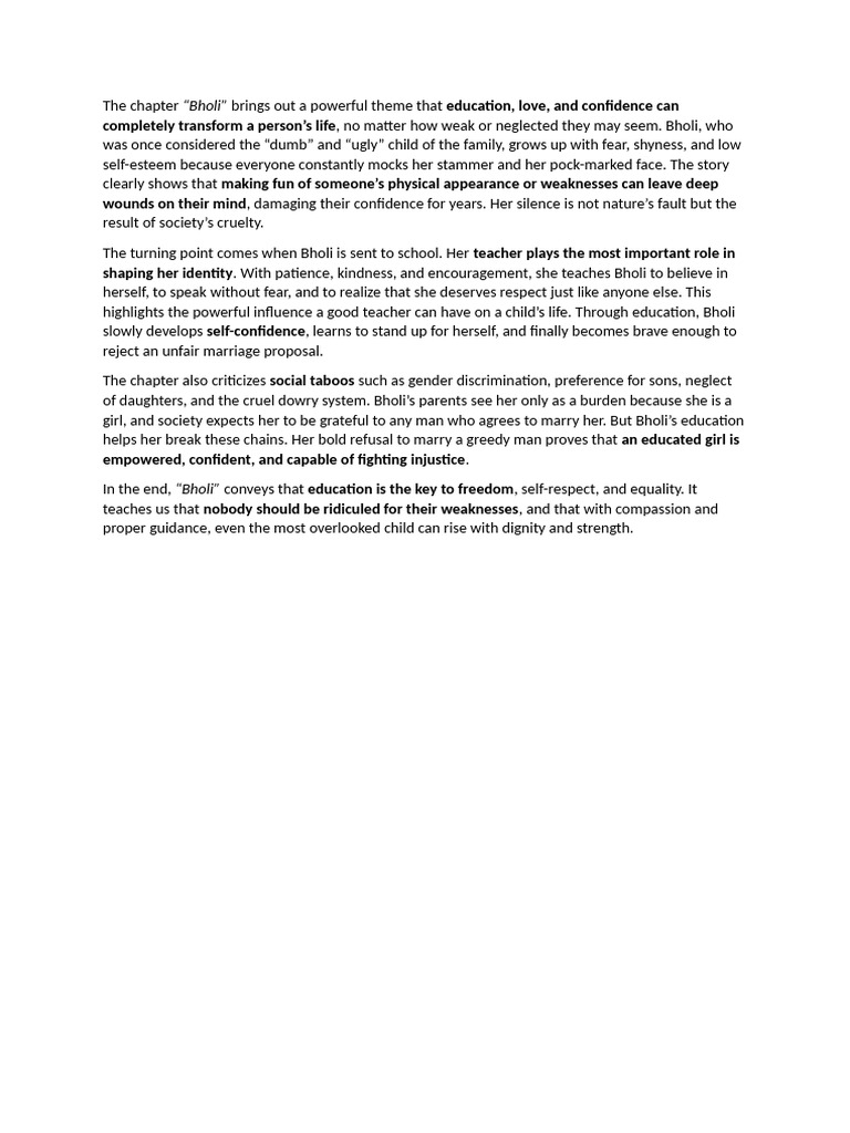 Bholi | PDF