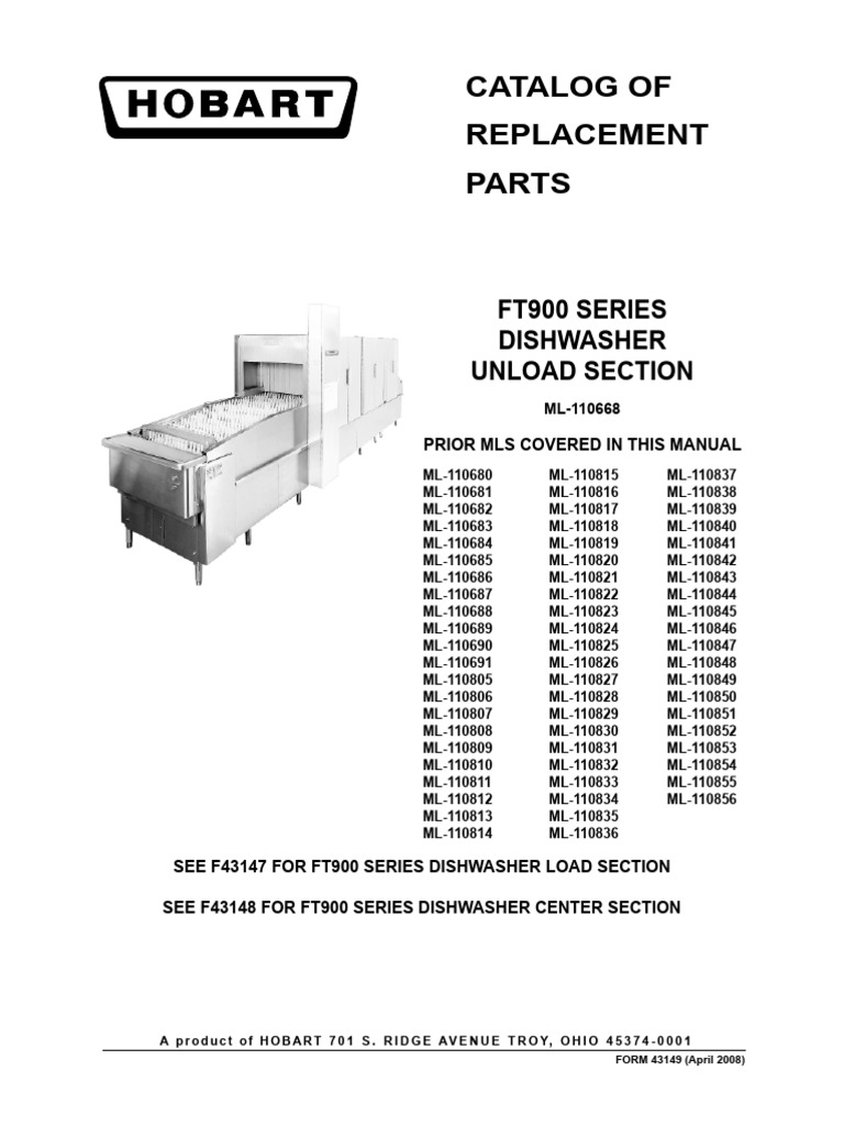 Hobart FT900 Unload Section Parts 2 | PDF | Pipe (Fluid Conveyance) | Valve