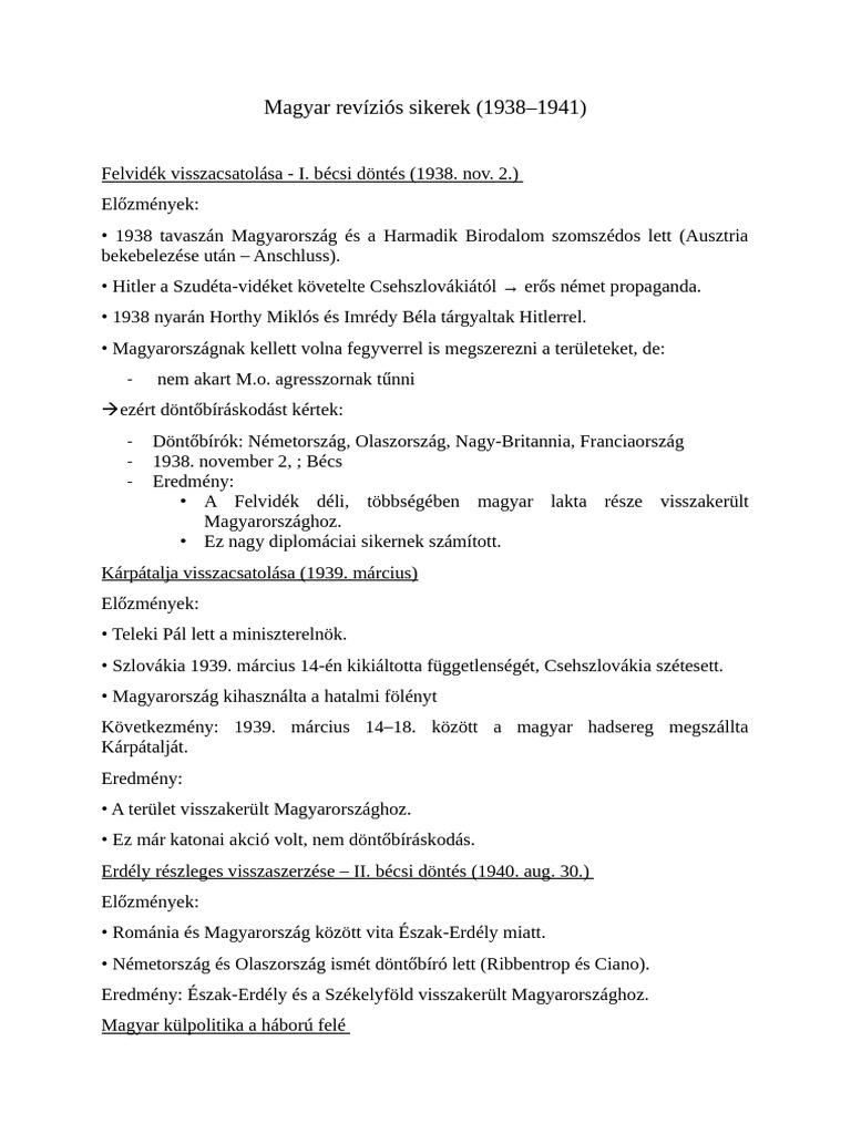 Hidegháború Vázlat | PDF