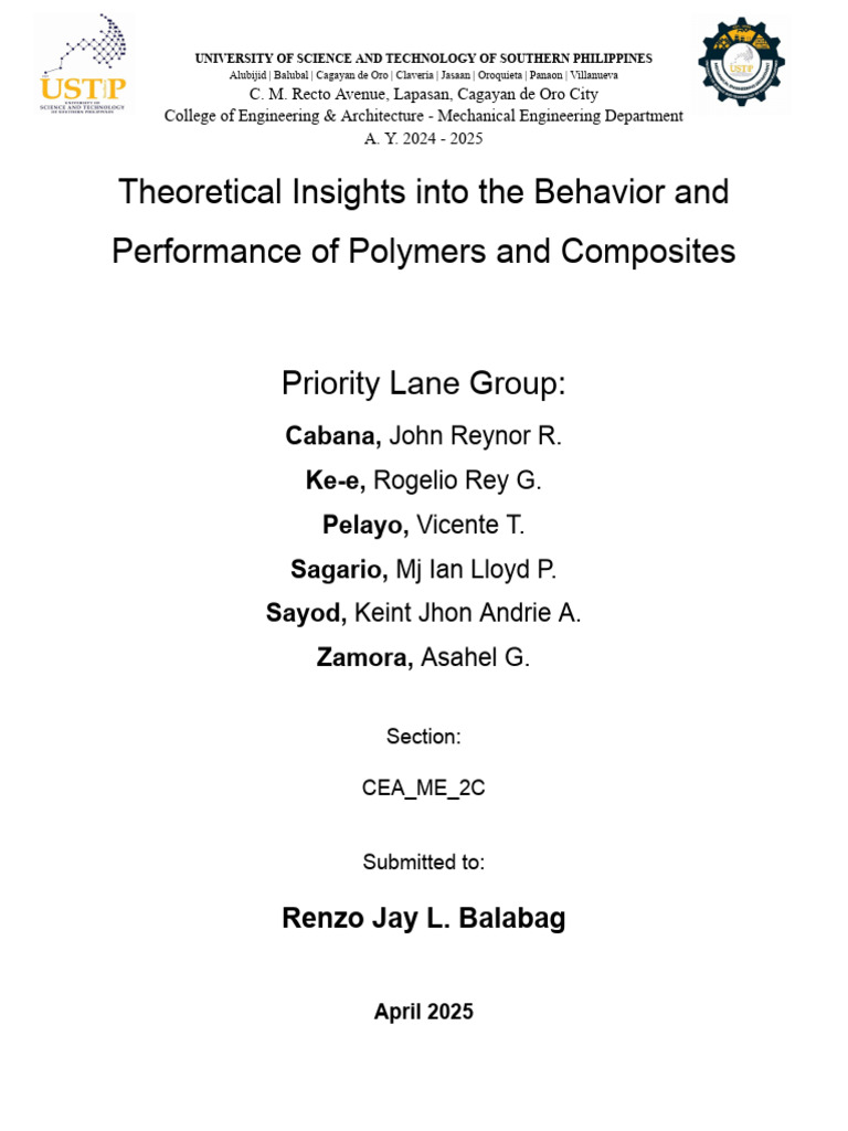 Polymer and Composites | PDF | Polymers | Composite Material