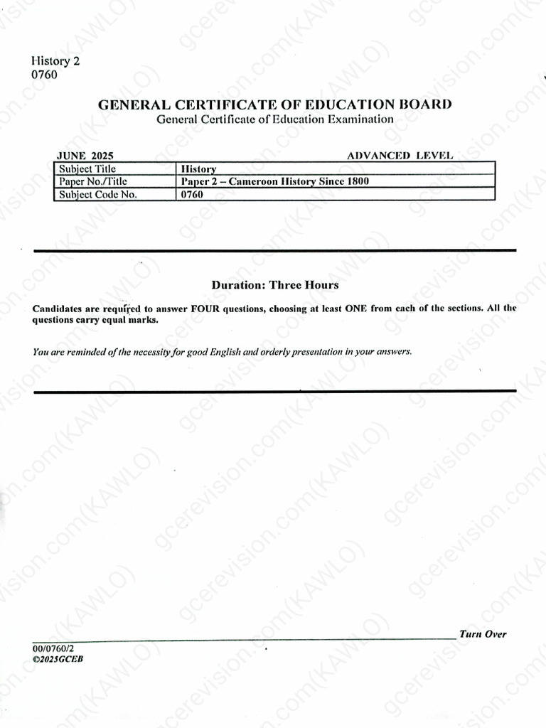 Al 2025 History 2 | PDF