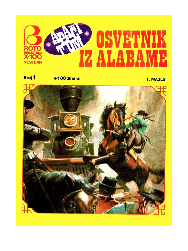 T. Majls - Apači Tom i Osvetnik Iz Alabame Br1 | PDF