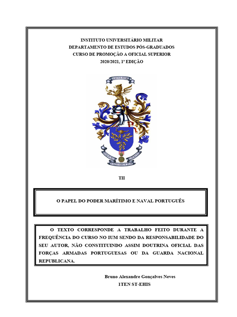 O Papel Do Poder Marítimo e Naval Português | PDF | Portugal | Alfred ...