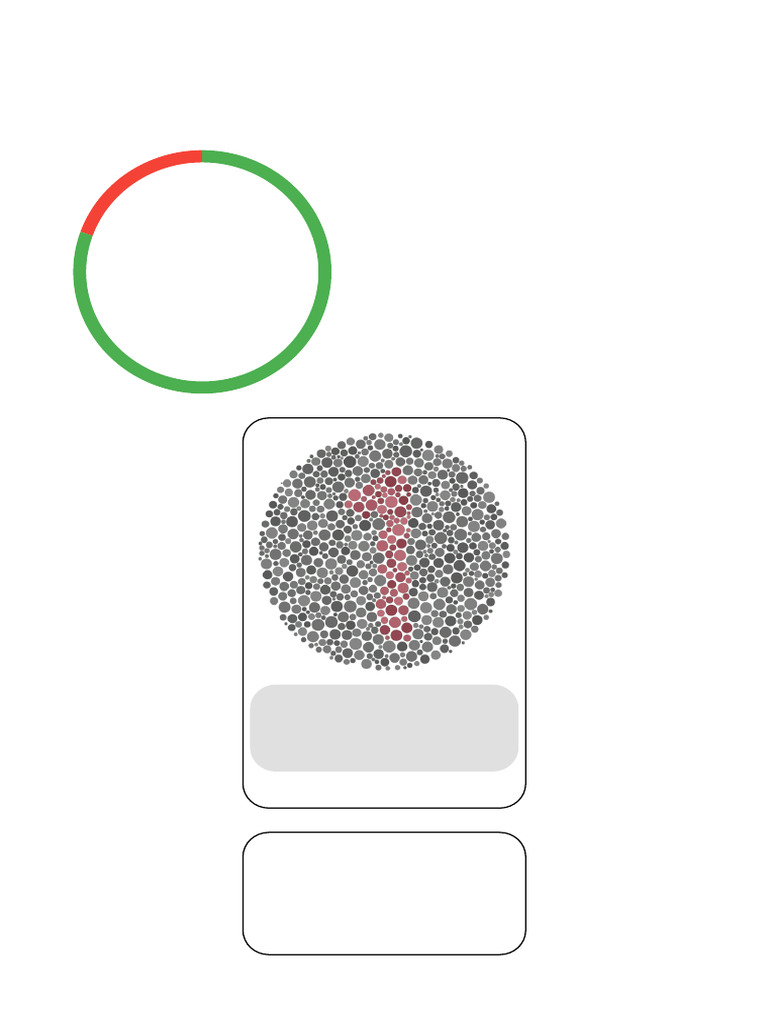 Color Blind Test:Ishihara: Correct Answers: 45 | PDF