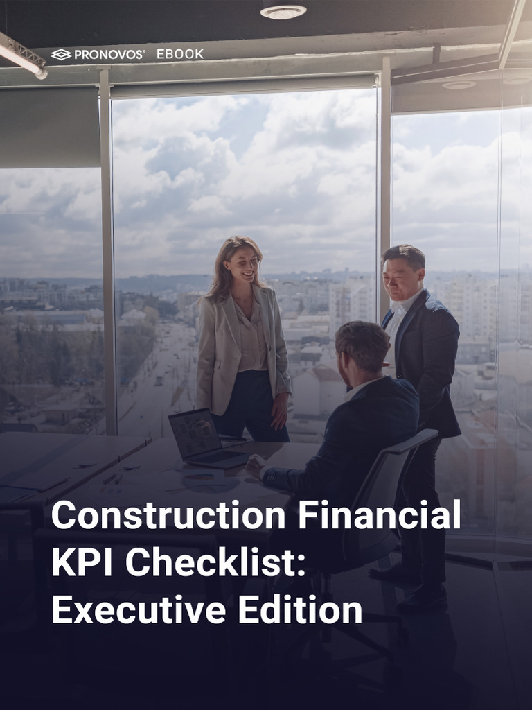 Construction Financial KPI Checklist Executive Edition | PDF