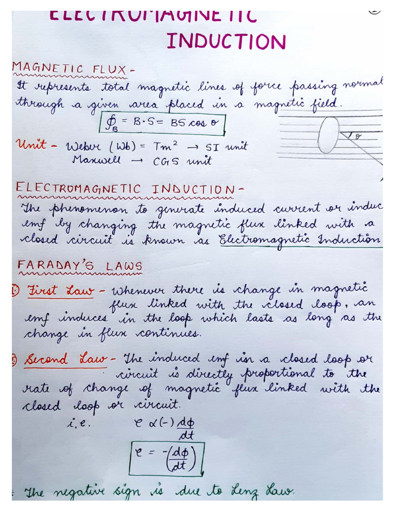 Electromagnetic Induction | PDF