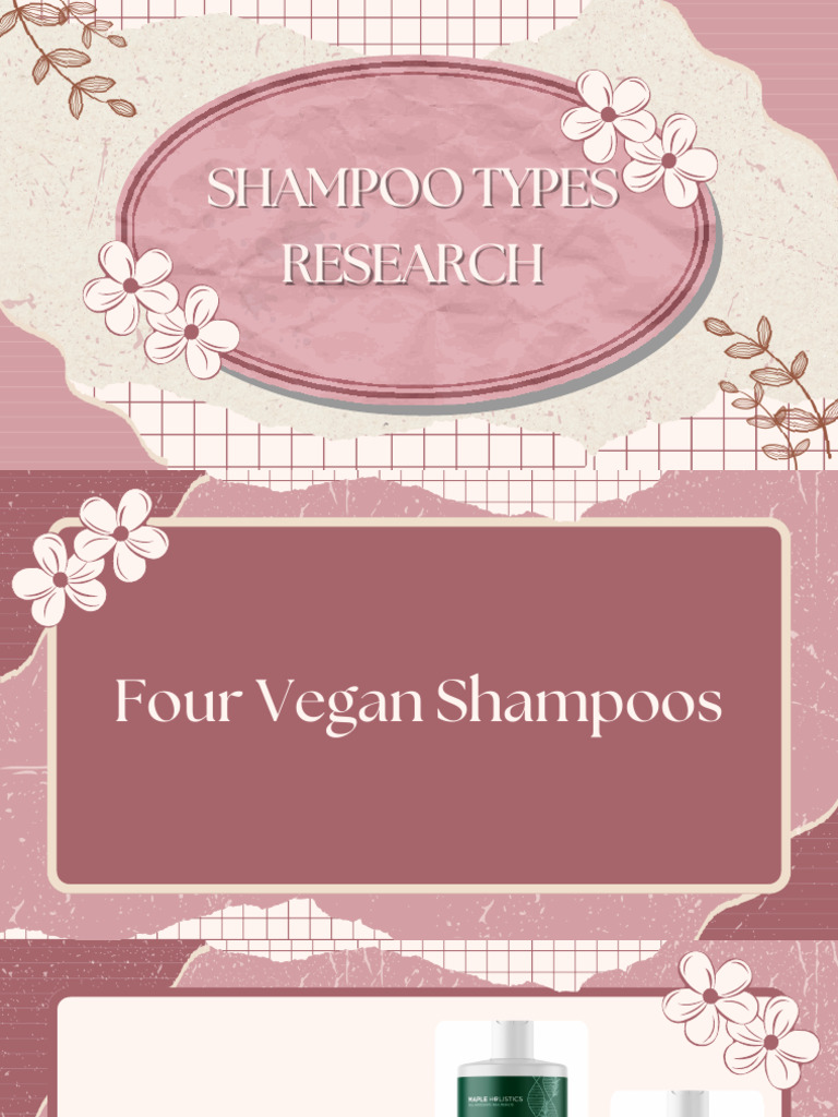 Shampoo Types Research | PDF