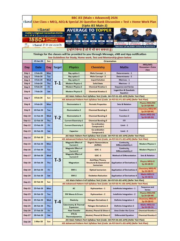 Live Class Study Plan-Live Class Study Plan | PDF | Chemistry | Ketone