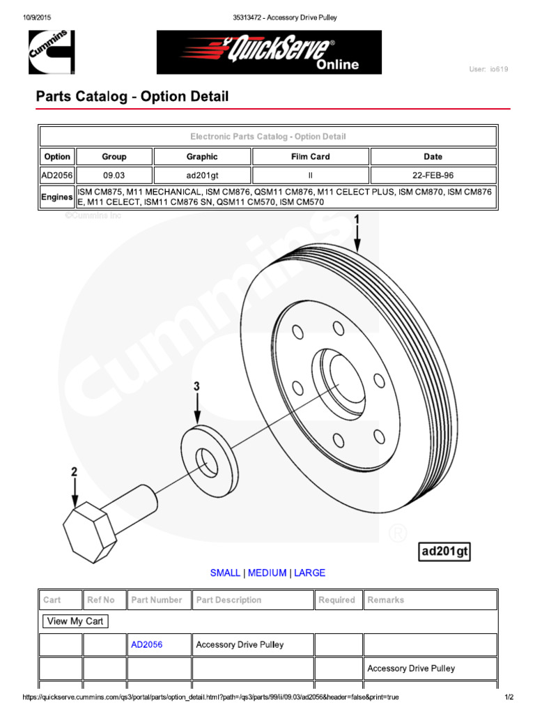 Accessory Drive Pulley | PDF