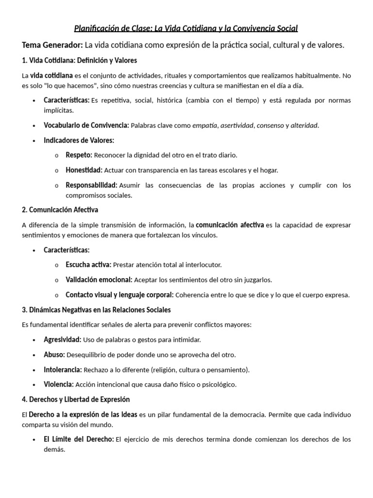 O y C II Momento - La Vida Cotidiana y La Práctica Social | PDF | Mediación | Riesgo
