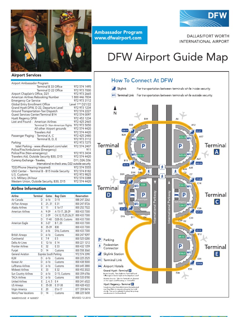 Dallas Fort Worth Airport Map | PDF | Computers | Technology & Engineering