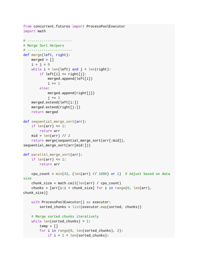 Python Code For Sorting Algorithm | PDF | Applied Mathematics ...