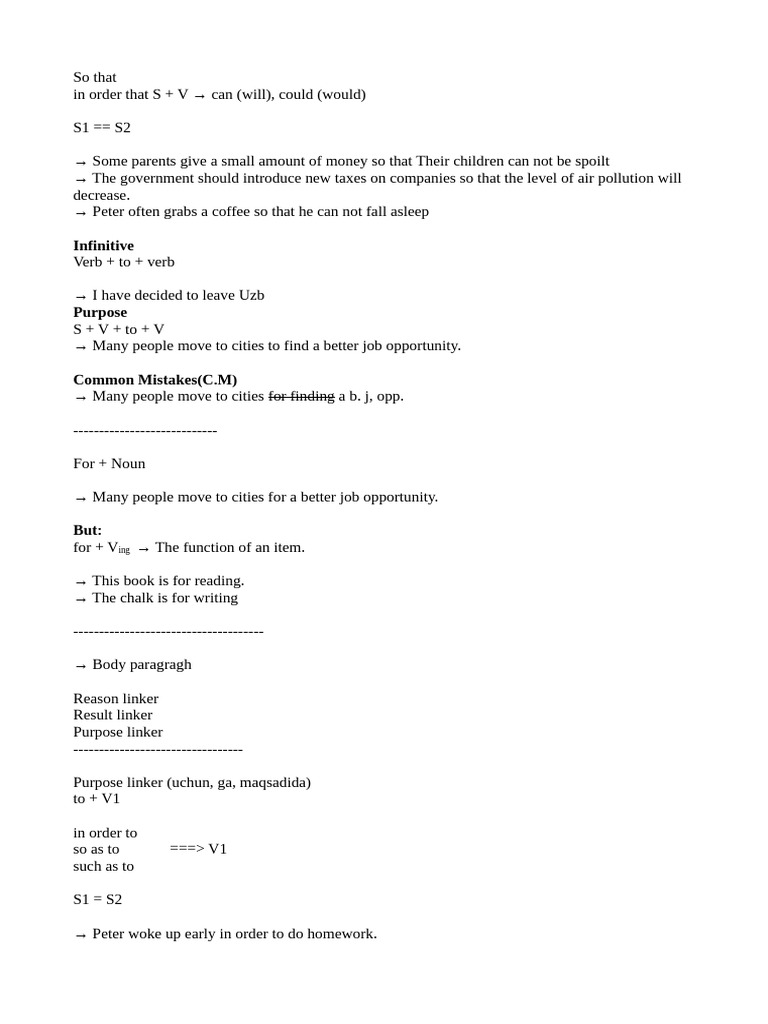 Grammar Note | PDF