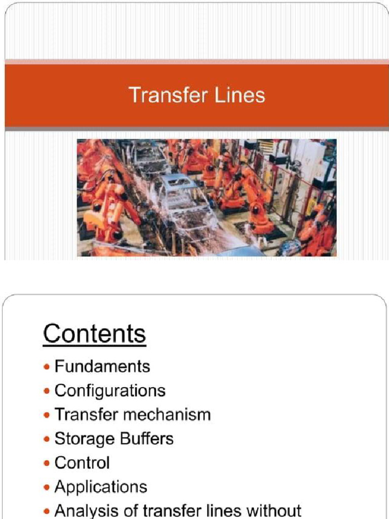 Transfer Lines | PDF