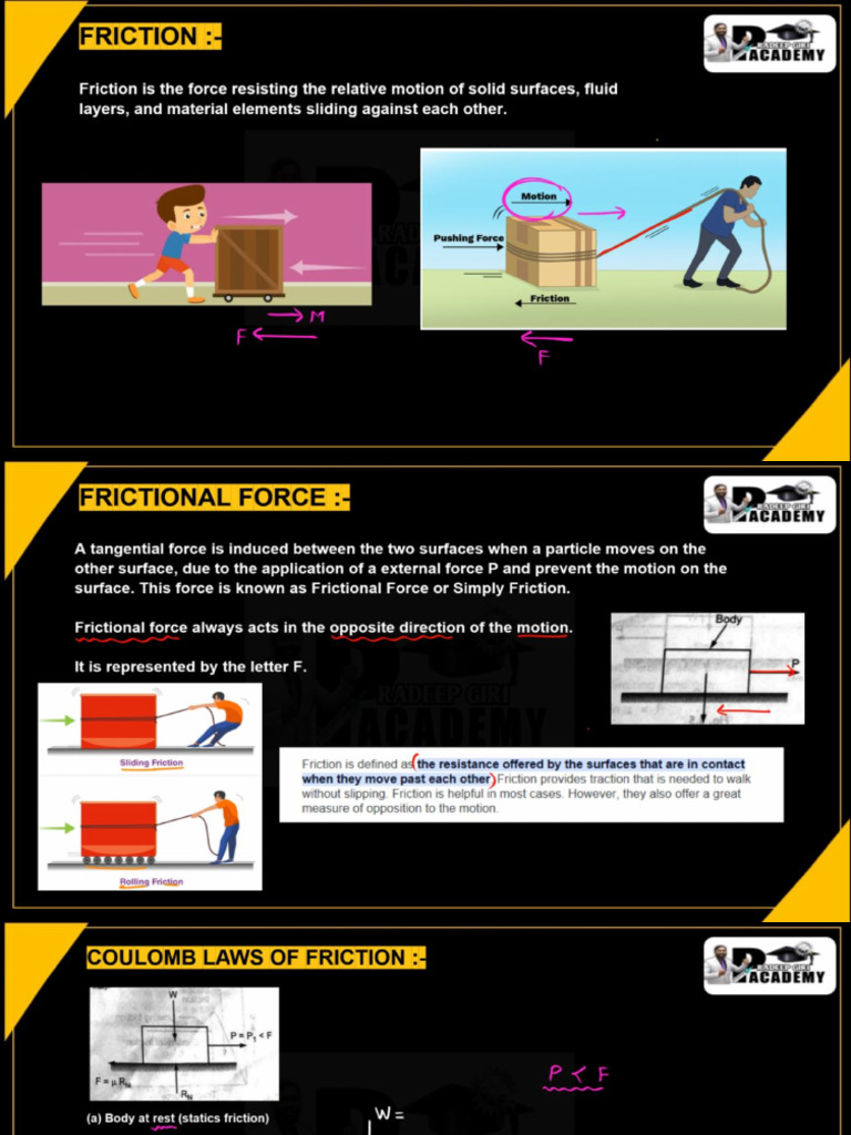 Friction Part 01_8874d108-e7fb-4895-abe8-e2d3d302df66 | PDF