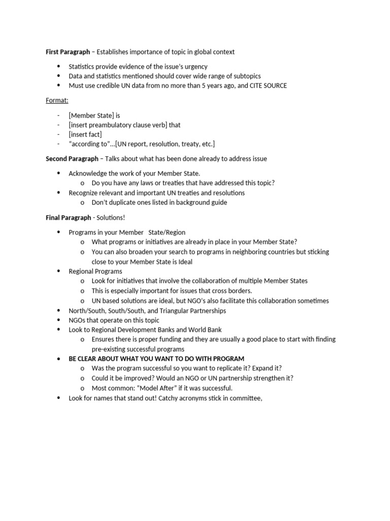 Position Paper Breakdown SNS | PDF