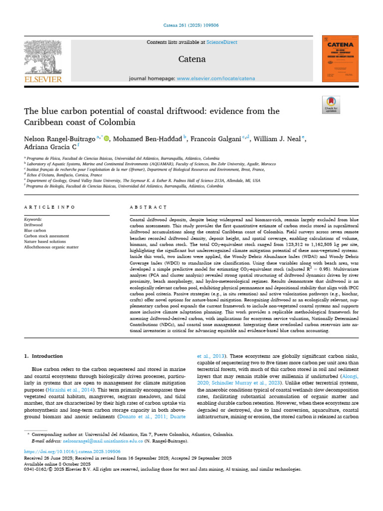 Blue Carbon Potential | PDF | Carbon Sequestration | Climate Change ...