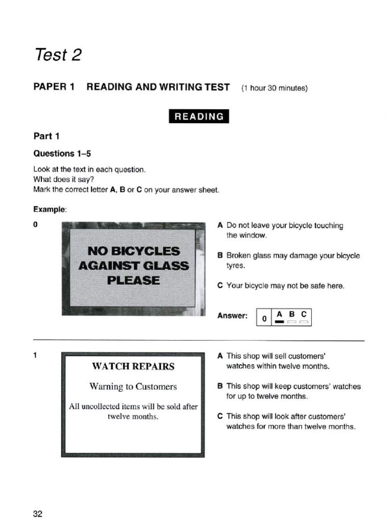 Weeks 11 & 12 - Reading Practice Exercises | PDF