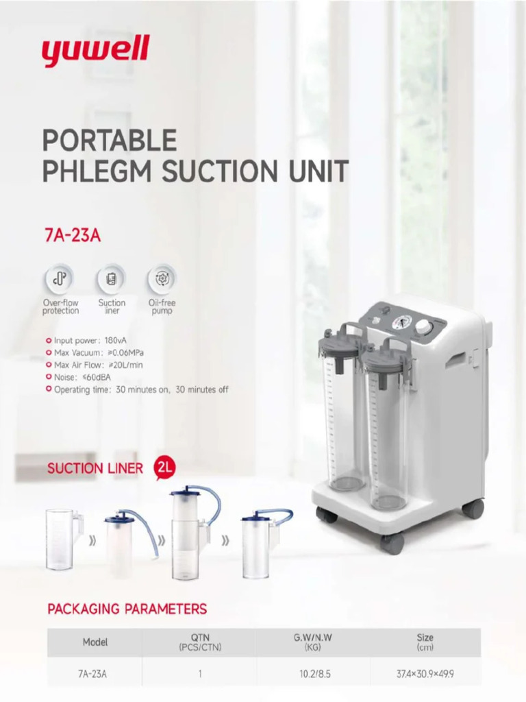 Yuwell Suction Machine | PDF