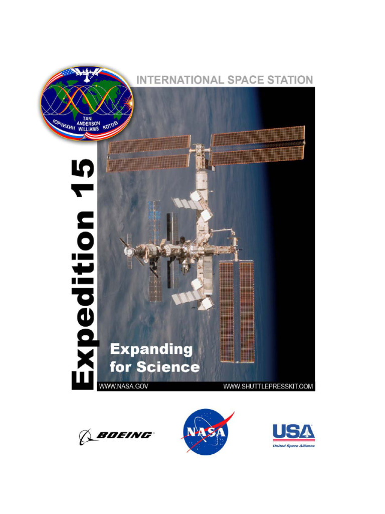 ISS Expedition 015 Press Kit | PDF | Soyuz (Spacecraft) | International ...