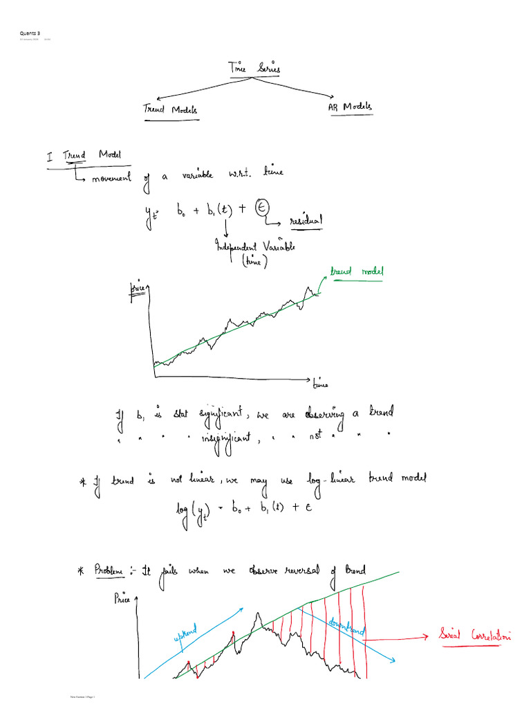 Quants 3 (Time Series) | PDF