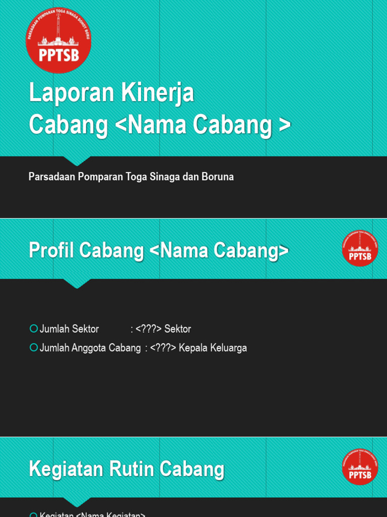 Template Paparan Cabang Khusus PPTSB | PDF