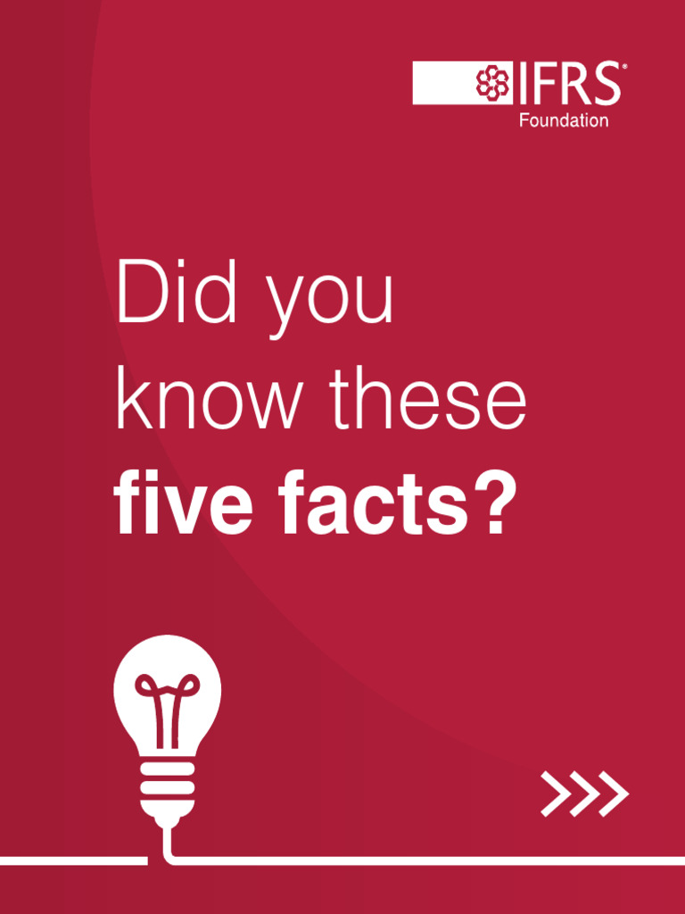 IFRS Foundation Five Facts | PDF