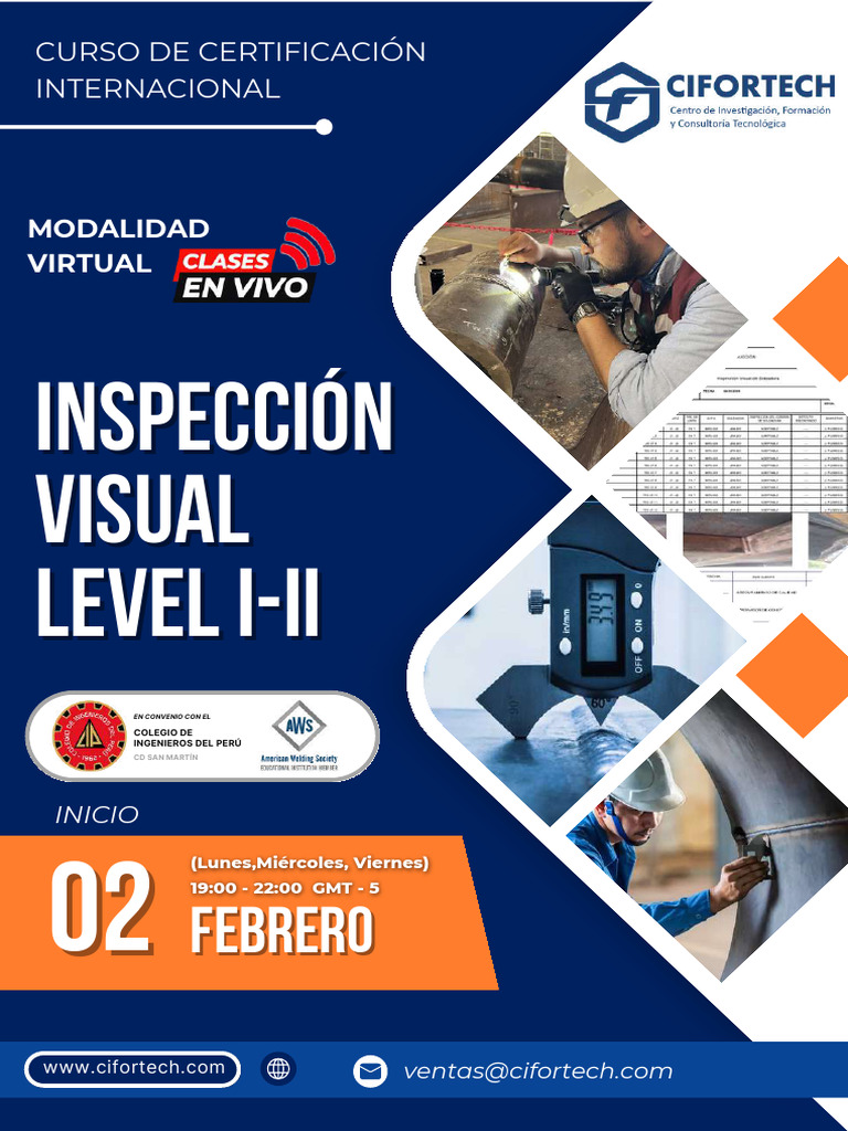 Cn001 Inspección Visual Nivel I-II 2 Enero | PDF | Ingeniería